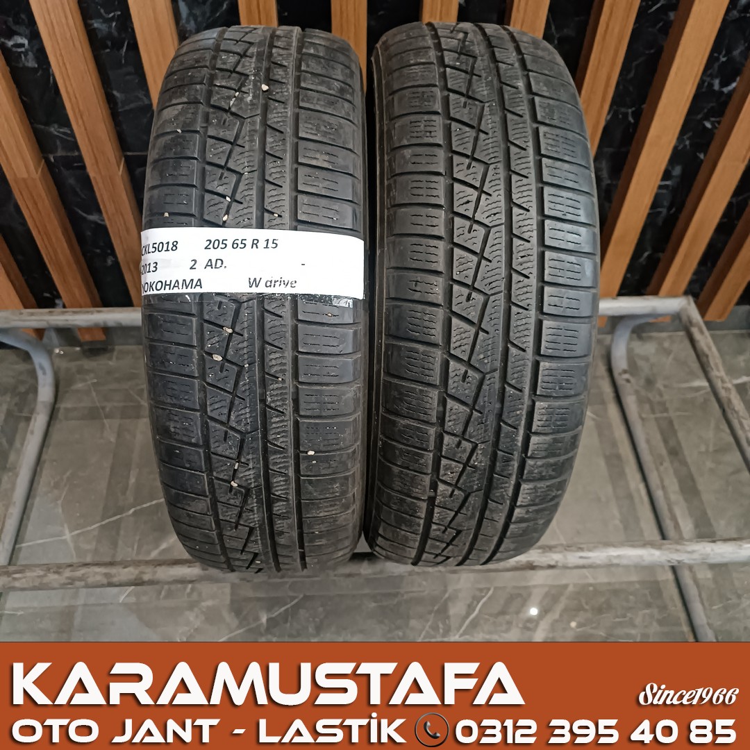 205 65 R 15 YOKOHOMA W DRIVE 94T * 2013 * 2 ADET * CKL5018 - CKL*