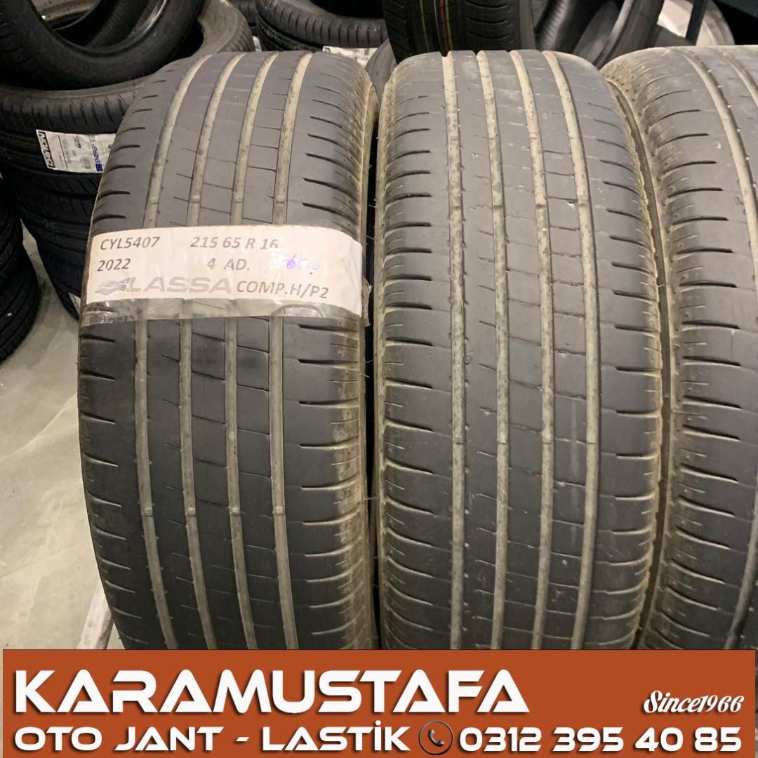 215 65 R 16 LASSA COMPETUS HP2 102V * 2022 * 4 ADET * CYL5407 - CYL*
