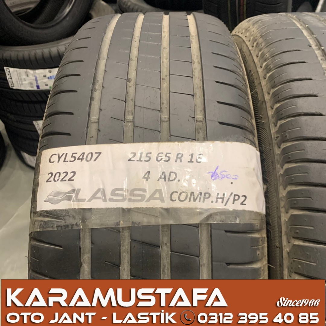 215 65 R 16 LASSA COMPETUS HP2 102V * 2022 * 4 ADET * CYL5407 - CYL*